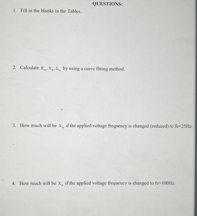 Solved EXPERIMENT 1- MEASUREMENT OF THE INPUT IMPEDANCE OF A | Chegg.com