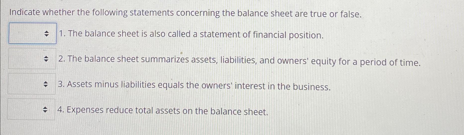 Solved Indicate whether the following statements concerning | Chegg.com