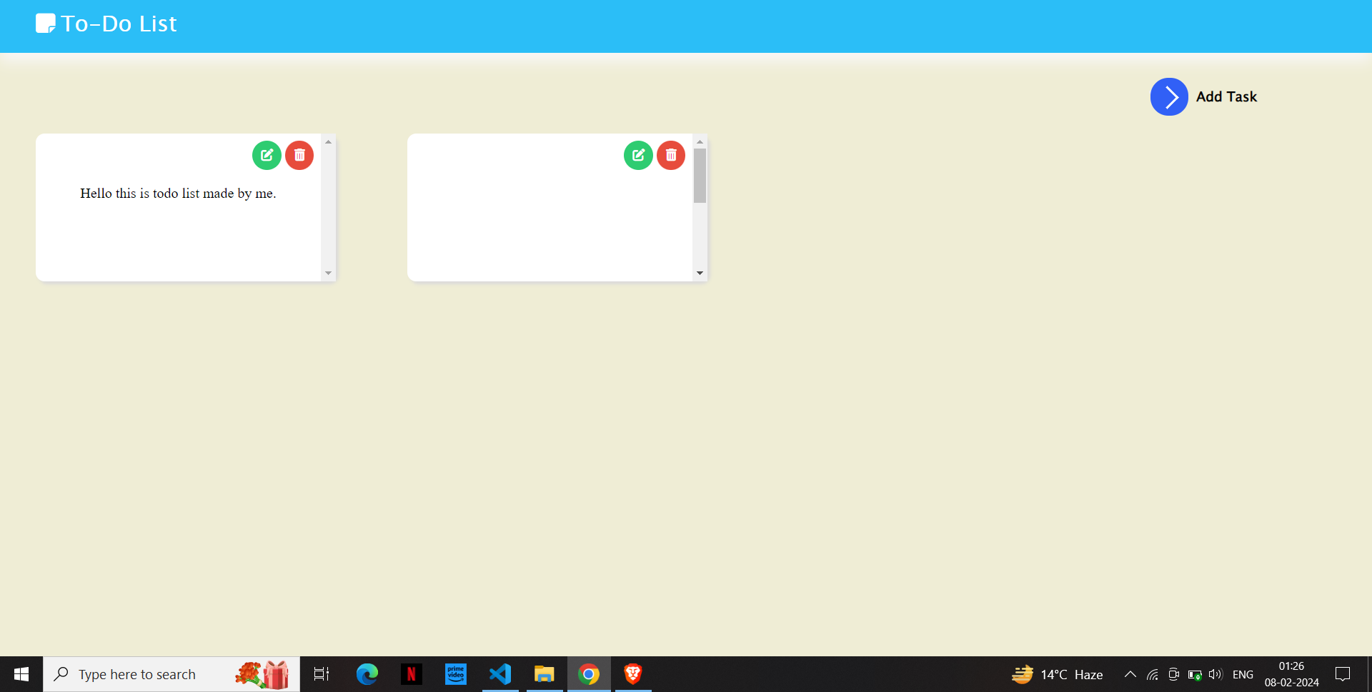 Solved write code for this. use local storage. create add | Chegg.com Solved write code for this. use local storage. create add | Chegg.com