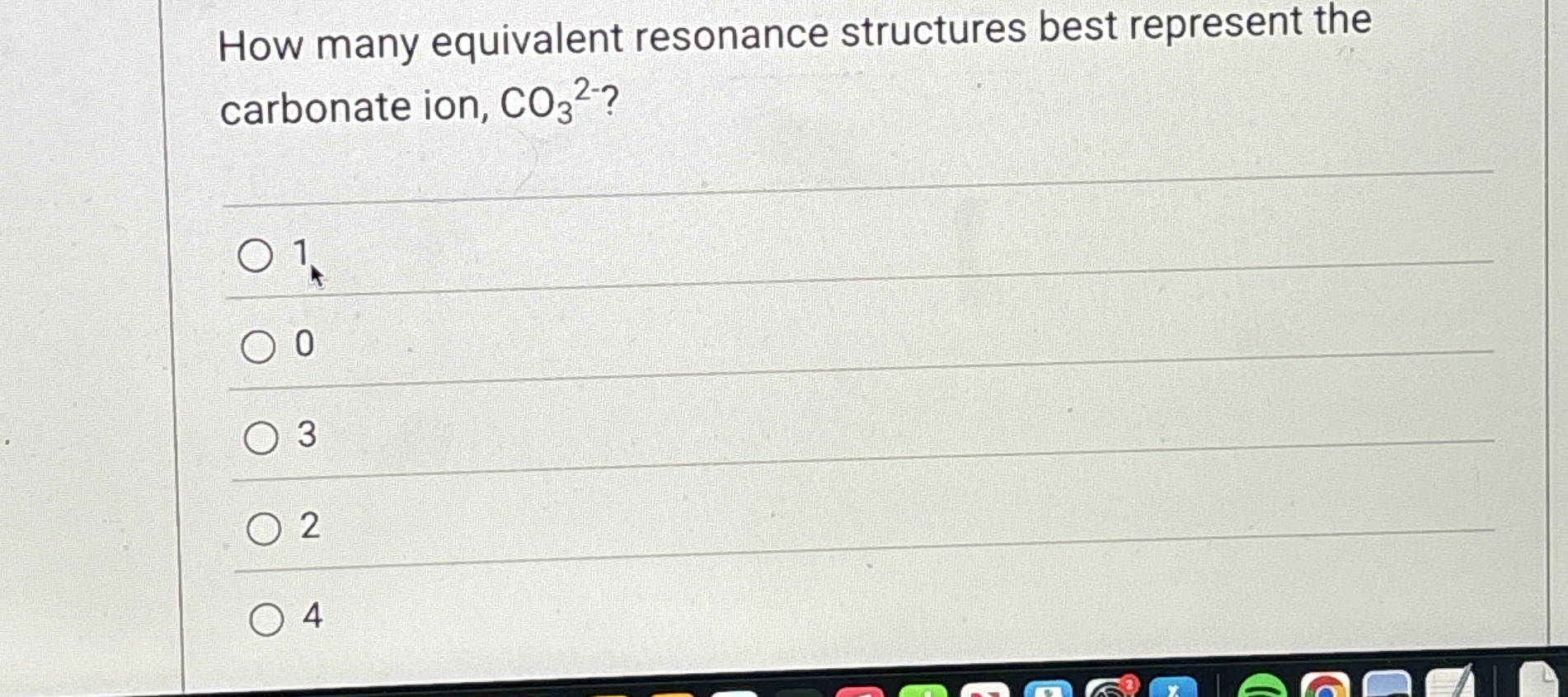 Solved How many equivalent resonance structures best | Chegg.com