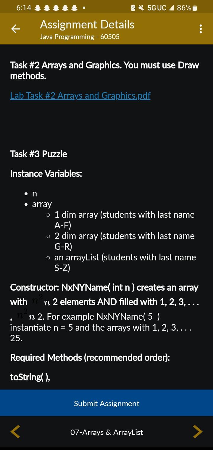 Solved Lab: Arrays Please include TERMINAL OUTPUTS with your | Chegg.com