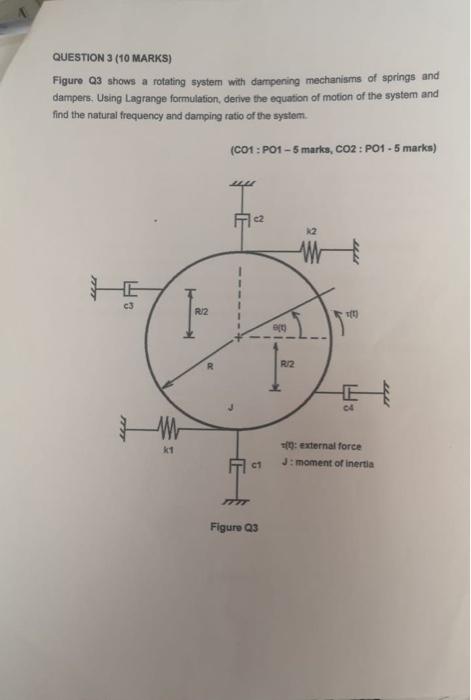 [Solved]: A full explaination please :) QUESTION 3 (10 MARKS