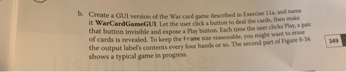 my all all Integer. 10. In the card game War, a deck | Chegg.com