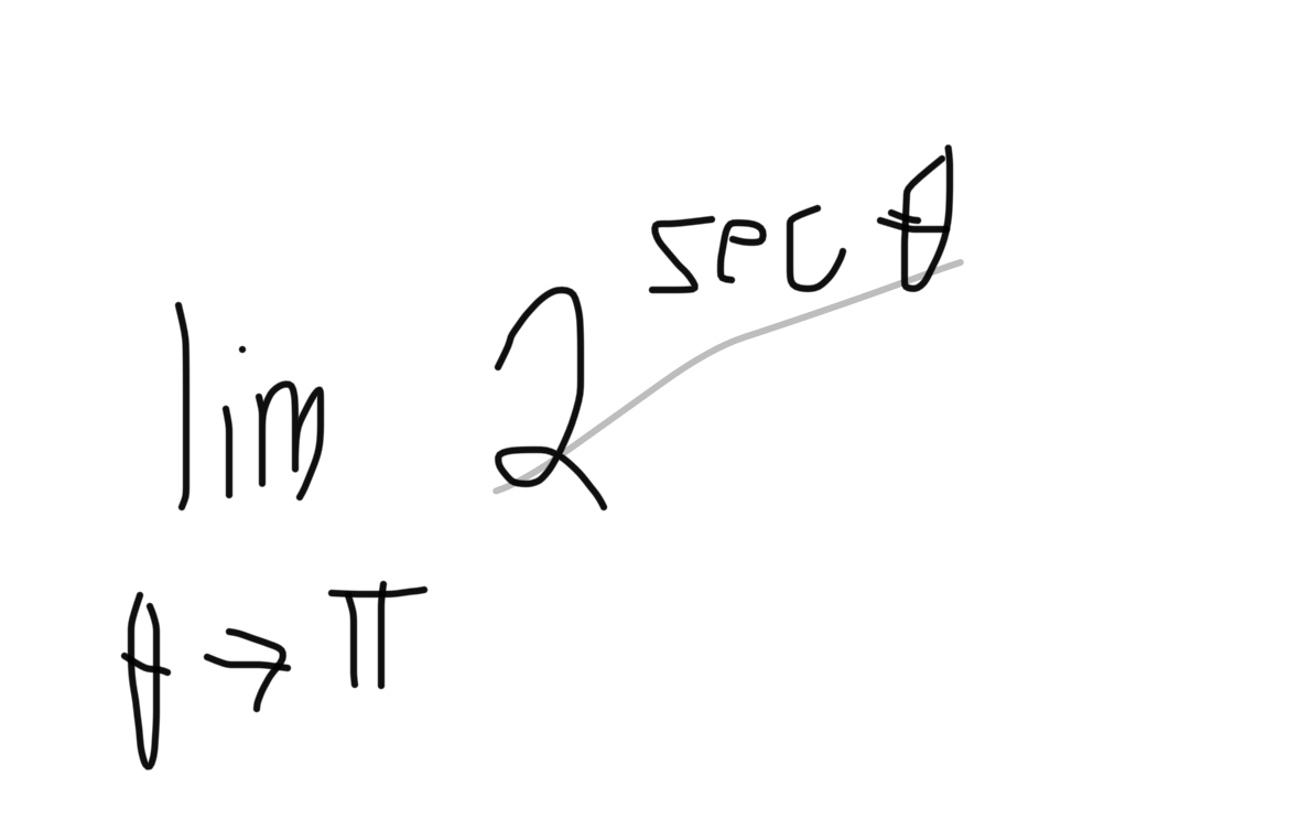 Solved limθ→π2secθ | Chegg.com