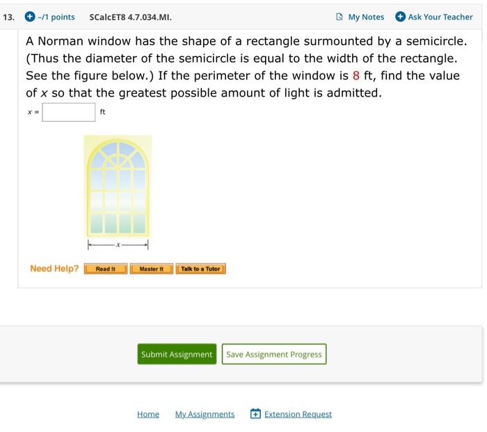 Solved 13. -11 points ScalcET8 4.7.034.MI. My Notes Ask Your | Chegg.com Solved 13. -11 points ScalcET8 4.7.034.MI. My Notes Ask Your | Chegg.com