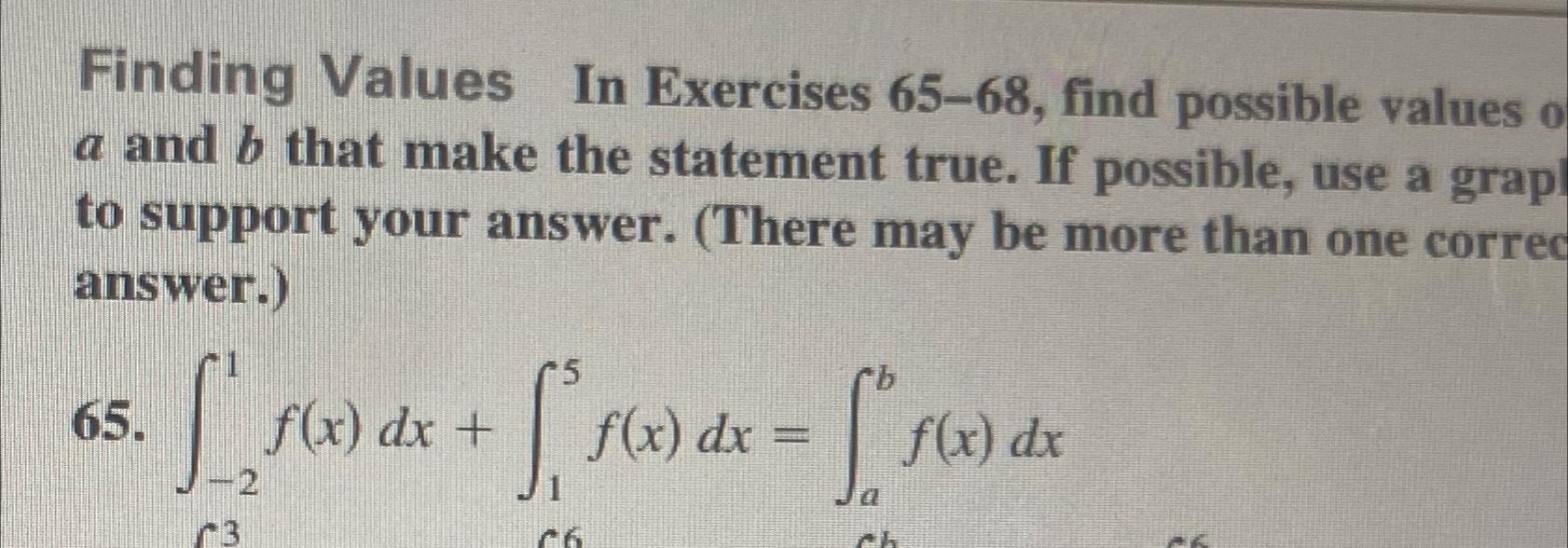 Solved Finding Values In Exercises 65-68, ﻿find possible | Chegg.com