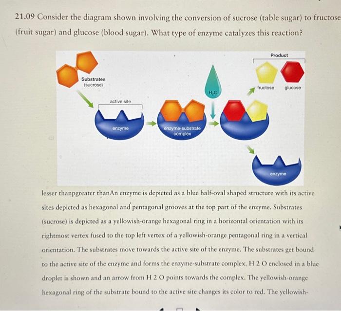 Solved 21.09 Consider the diagram shown involving the | Chegg.com