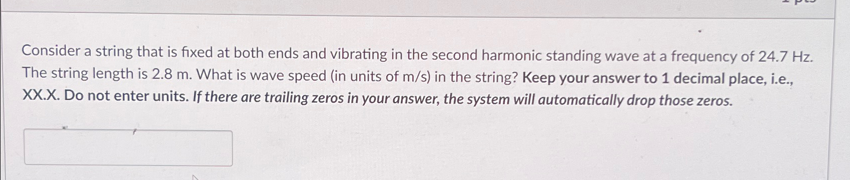 Solved Consider a string that is fixed at both ends and | Chegg.com