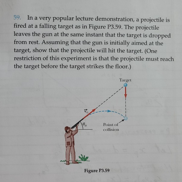 Solved 59. In a very popular lecture demonstration, a | Chegg.com