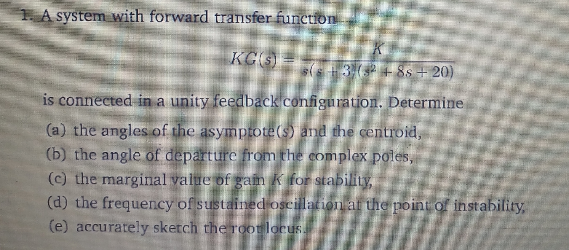 Solved A system with forward transfer | Chegg.com