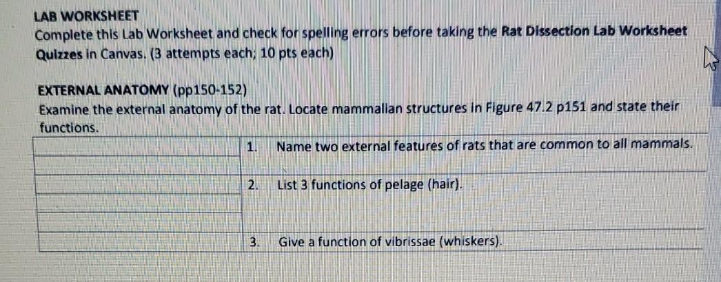 Solved LAB WORKSHEET Complete this Lab Worksheet and check | Chegg.com