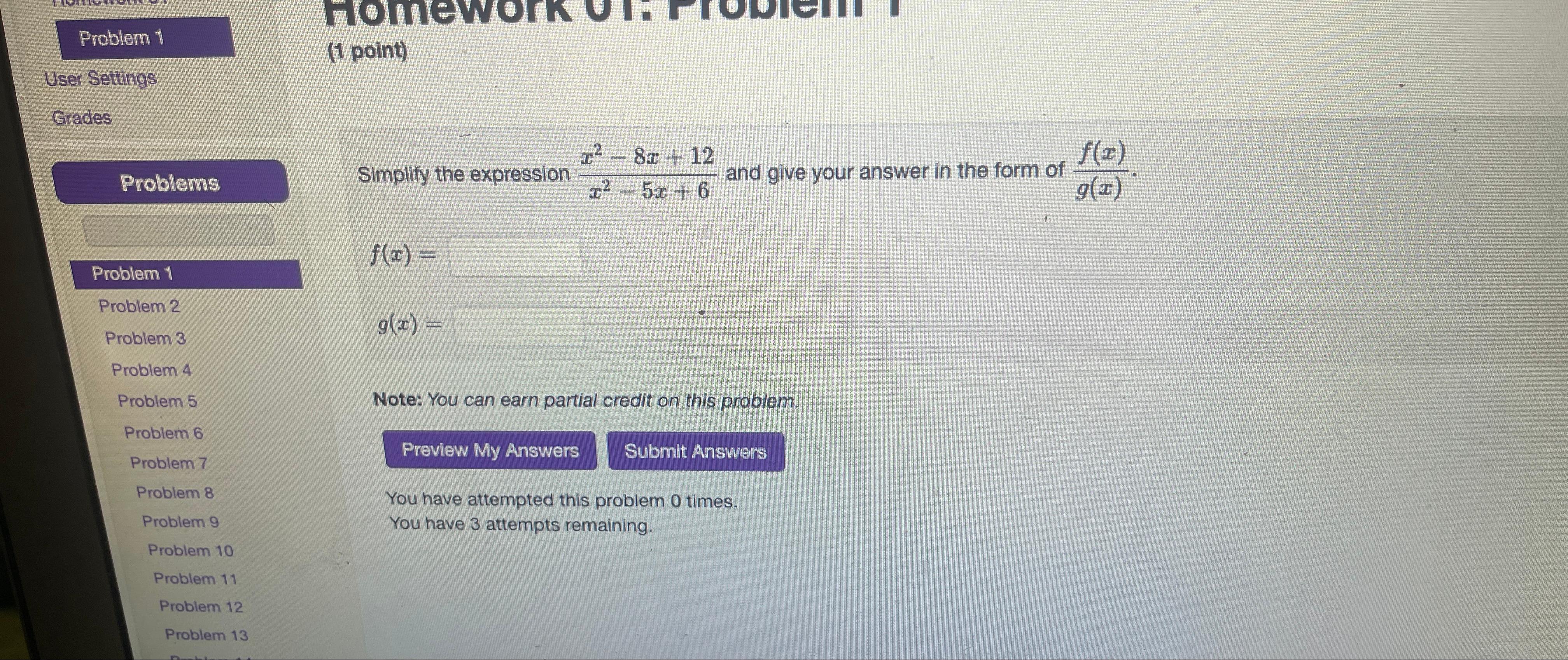 Solved Problem 1User SettingsGradesProblem 1Problem 2Problem | Chegg.com Solved Problem 1User SettingsGradesProblem 1Problem 2Problem | Chegg.com