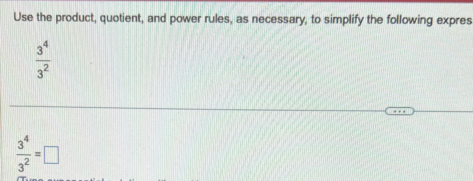 Solved Use the product, quotient, and power rules, as | Chegg.com