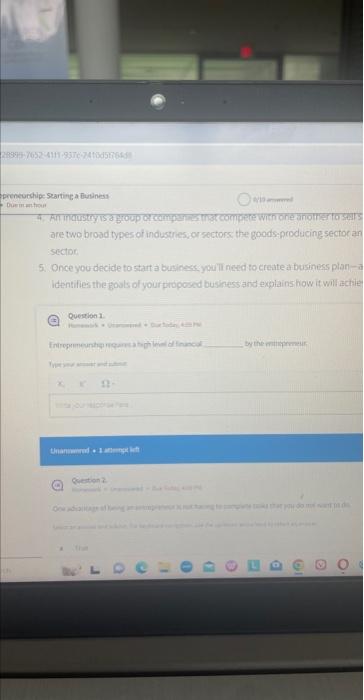 Solved are two broad types of industres, or sectors the | Chegg.com