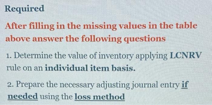 Solved Rover Company uses the LCNRV method to determine the | Chegg.com