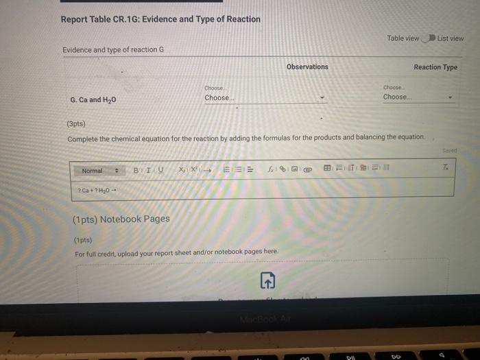 Solved (6pts) Reaction A - Zinc Metal, Zn(s), and Copper(II) | Chegg.com