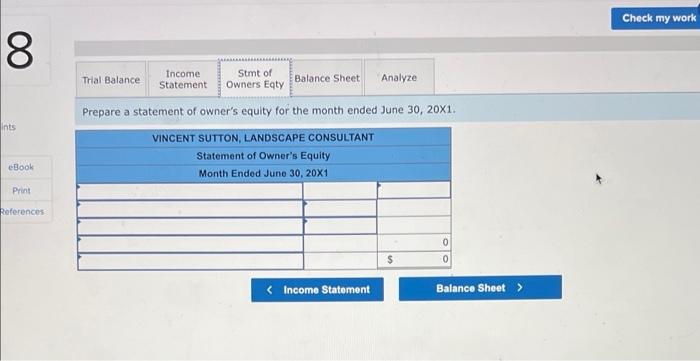 Solved The accountant for the firm owned by Vincent Sutton | Chegg.com