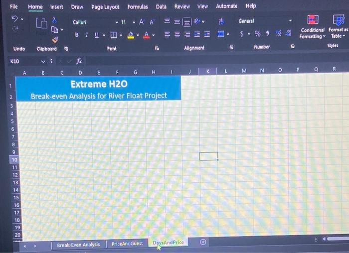 Solved File Home insert Draw PageLayout Formulas Data | Chegg.com