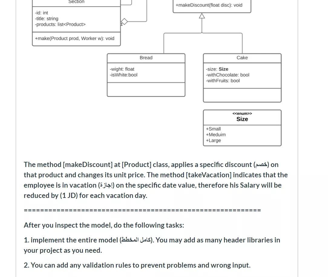 Consider the UML Class Diagram shown in the image | Chegg.com