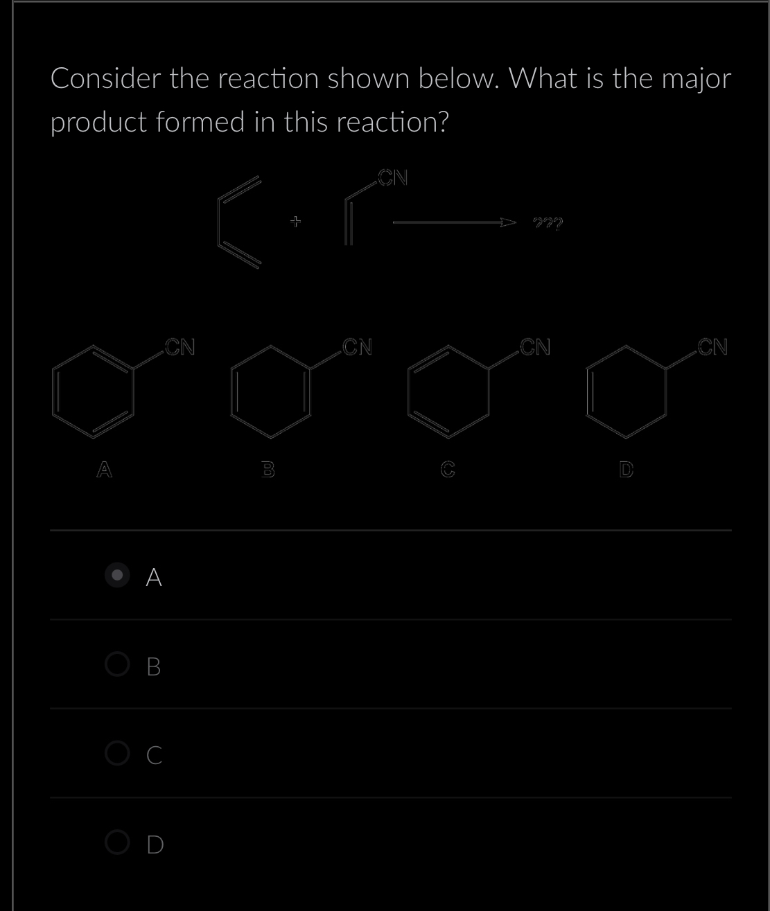 Solved Consider the reaction shown below. What is the major | Chegg.com