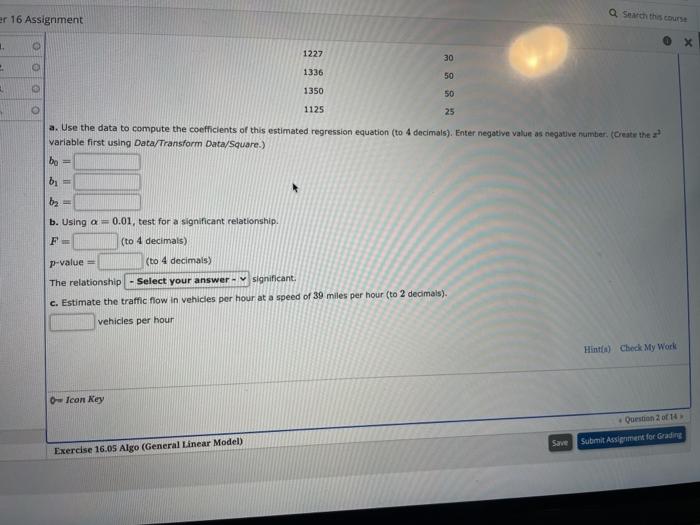 Solved De 16 AS e 1 A highway department is studying the | Chegg.com