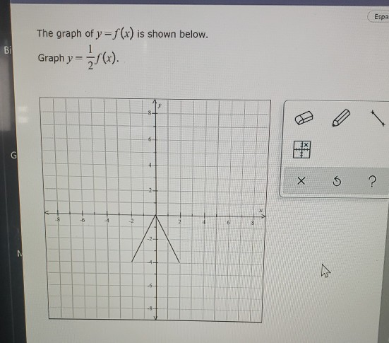 Solved Esps The graph of y=f(x) is shown below. Bi Graph y = | Chegg.com