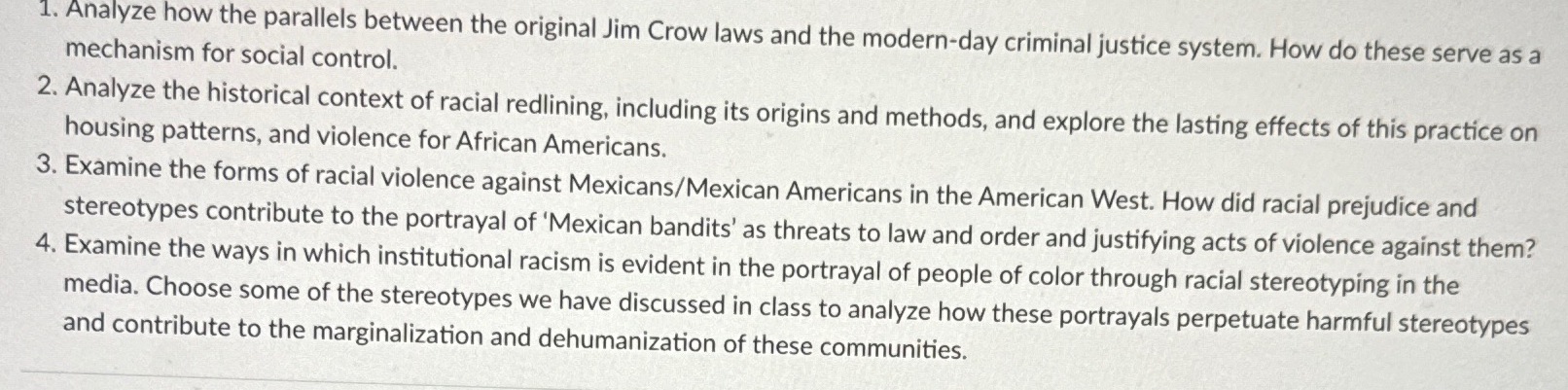 Solved Analyze how the parallels between the original Jim | Chegg.com