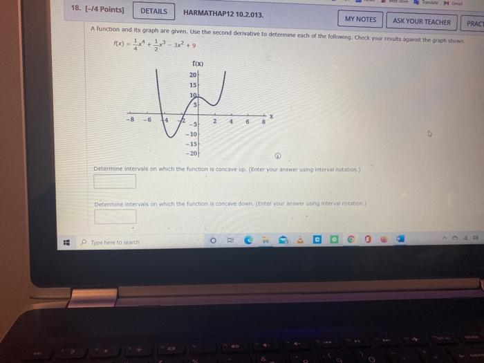 Solved 18. [-14 Points] DETAILS HARMATHAP 12 10.2.013. MY | Chegg.com