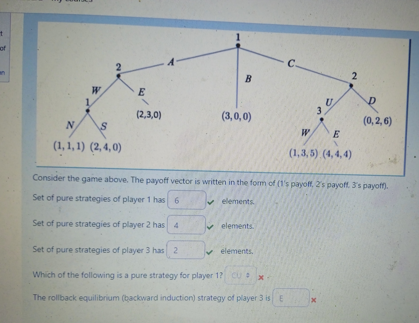 Solved sequential games , ﻿last 2 ﻿urge plsss | Chegg.com
