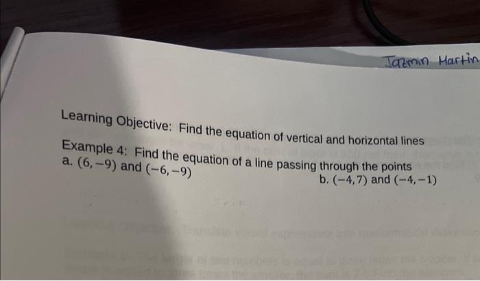 Solved Learning Objective: Find the equation of vertical and | Chegg.com