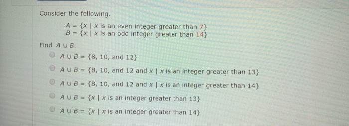 Solved Consider The Following A Xx Is An Even Integer 
