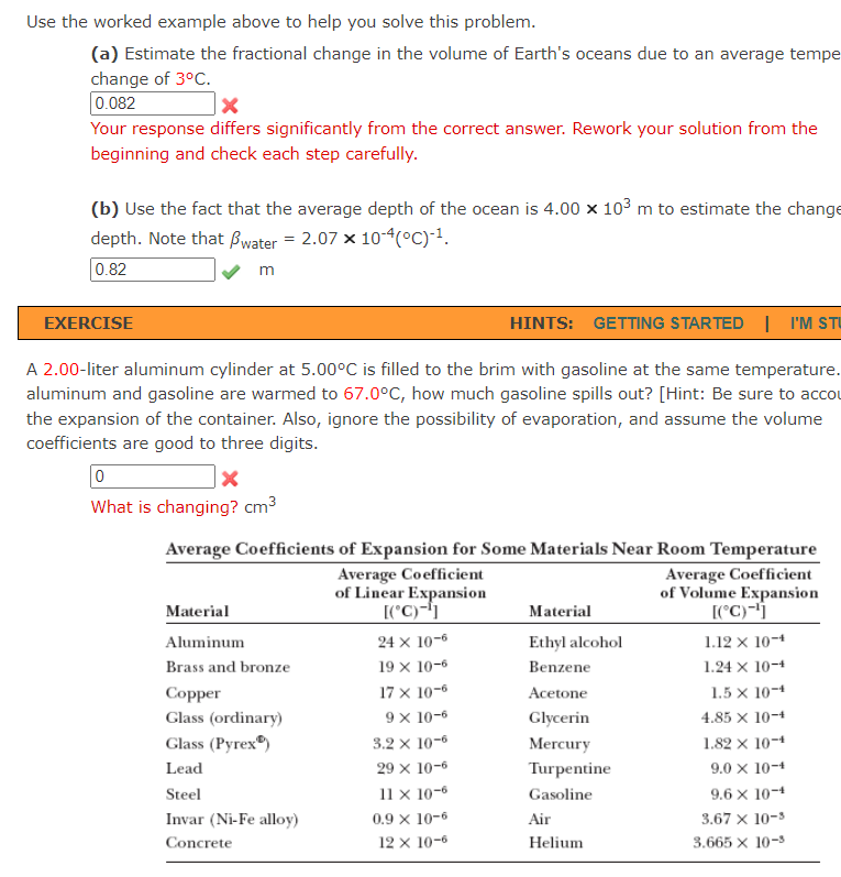 Solved Please answer the ones marked incorrect, thanks! | Chegg.com