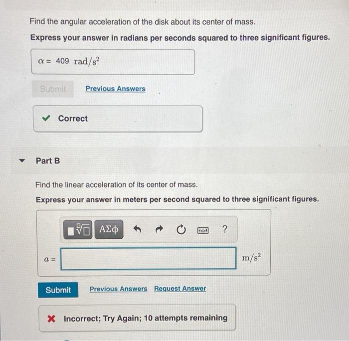 Solved A thin, light string is wrapped around the rim of a | Chegg.com