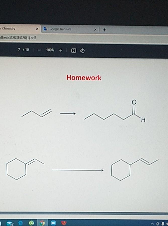 Solved Chemistry x Google Translate x thesis%203E%20(1).pdf | Chegg.com