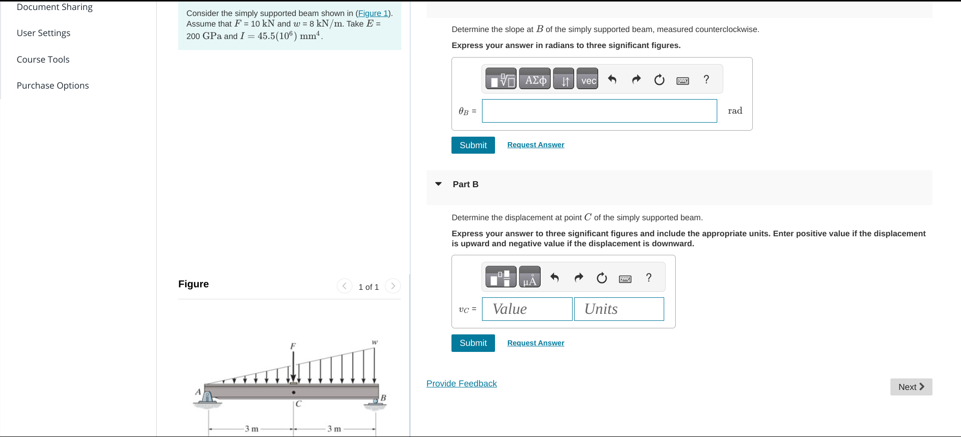 Solved Document SharingUser SettingsCourse ToolsPurchase | Chegg.com