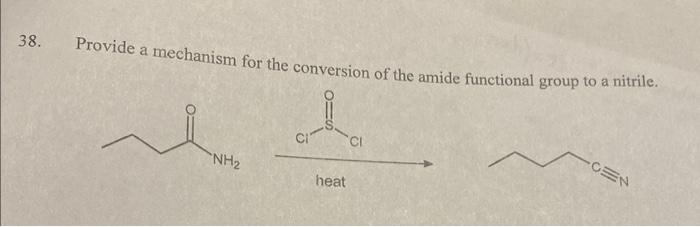 Solved 8. Provide a mechanism for the conversion of the | Chegg.com