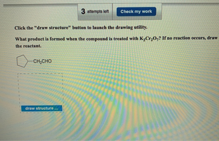Solved 3 attempts left Check my work Click the "draw | Chegg.com