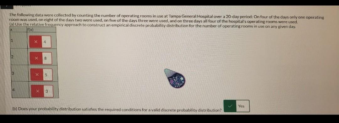 [Solved]: The following data were collected by counting