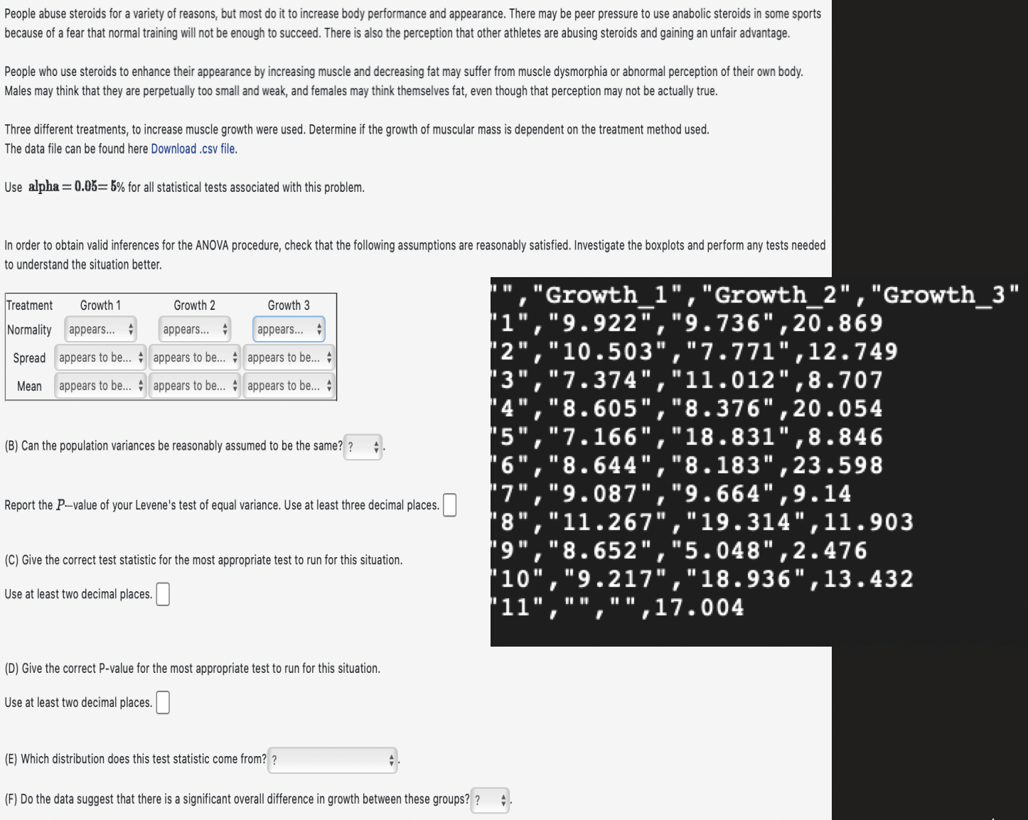 No need for multiple choice, just numerical answers, | Chegg.com