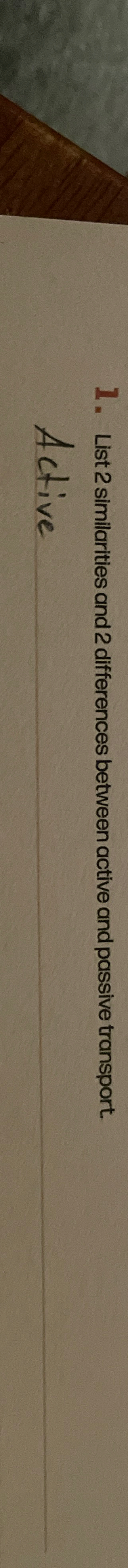 Solved List 2 ﻿similarities and 2 ﻿differences between | Chegg.com