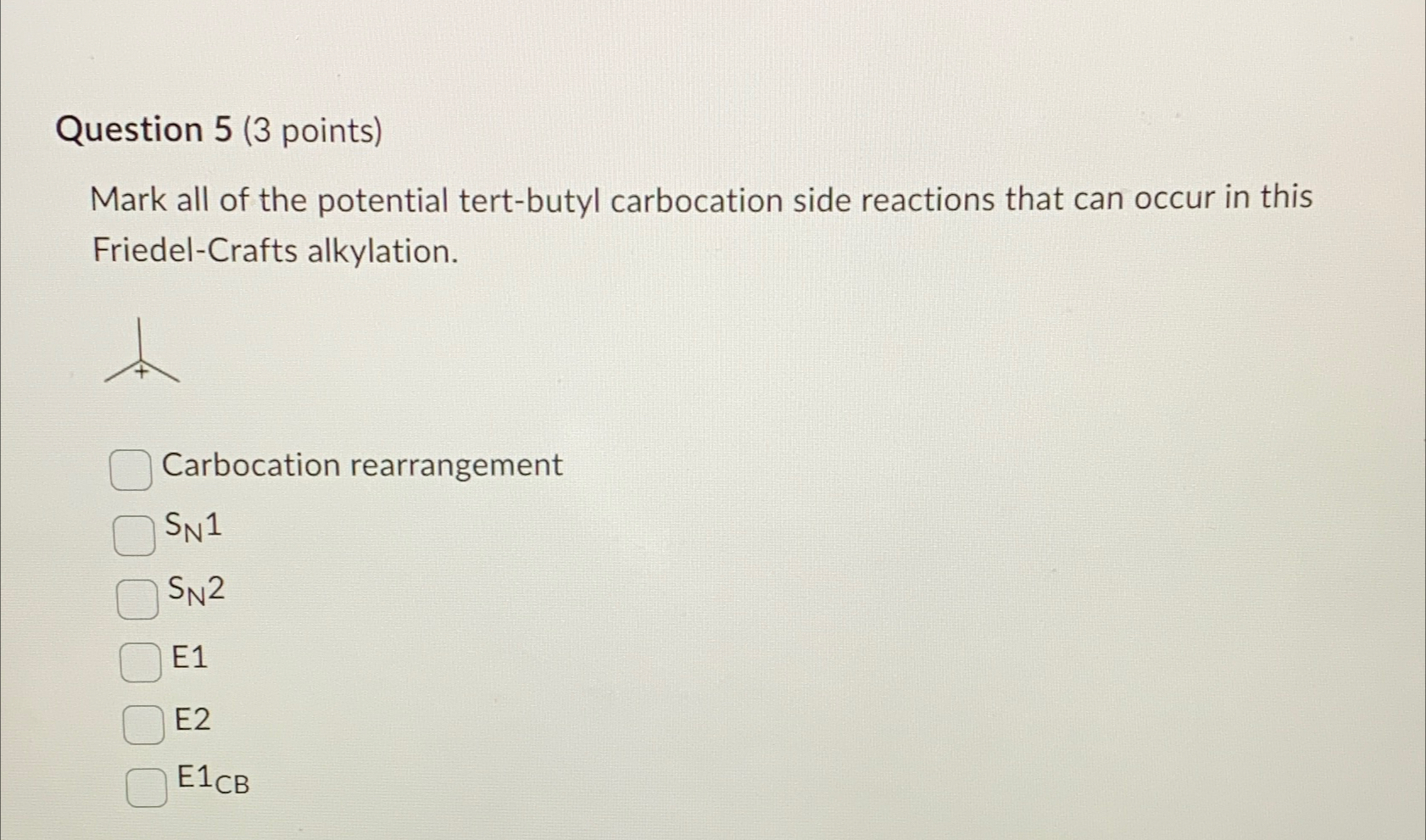 Solved Question 5 (3 ﻿points)Mark all of the potential | Chegg.com