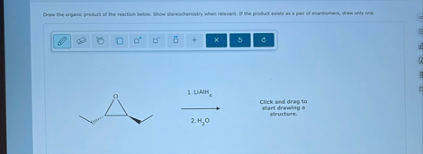 Solved Click and drag to start drawing a structure. | Chegg.com