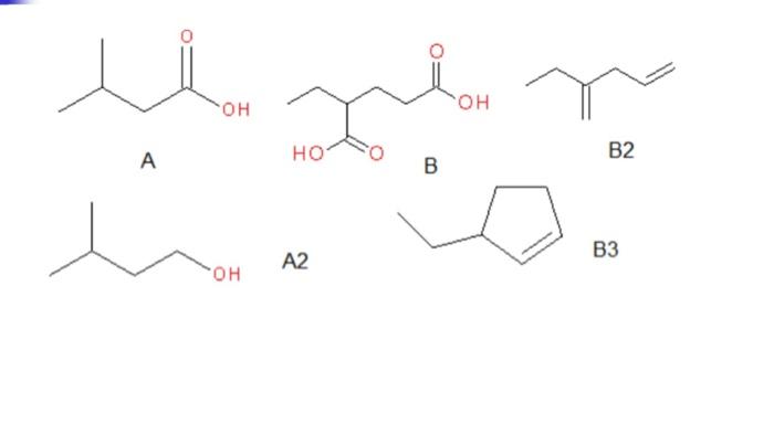 Solved Molecule A can be prepared by reaction of A2 with: a, | Chegg.com