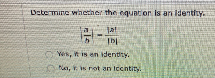 Solved Determine whether the equation is an identity. ja 16 | Chegg.com