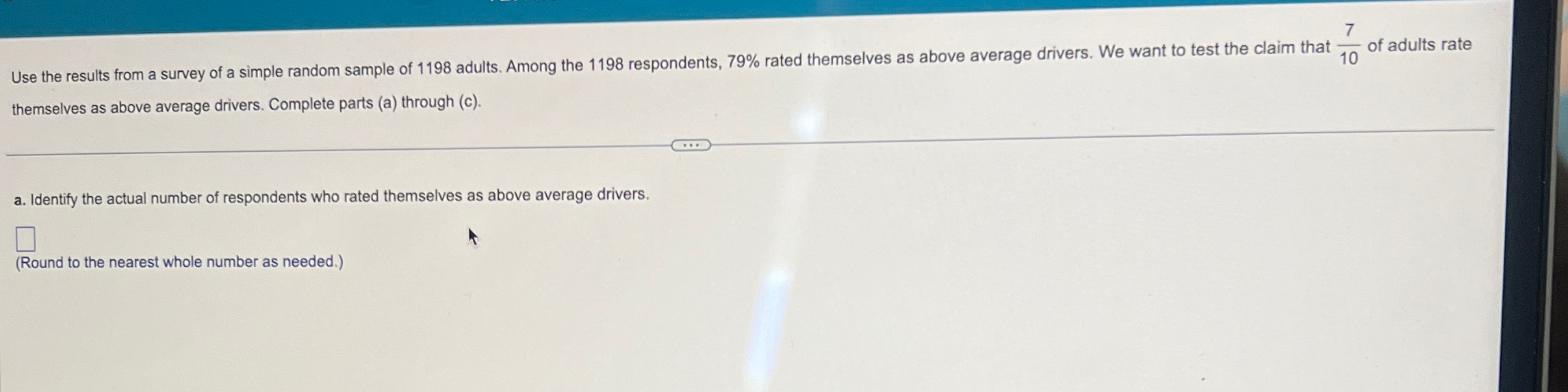 Use the results from a survey of a simple random | Chegg.com