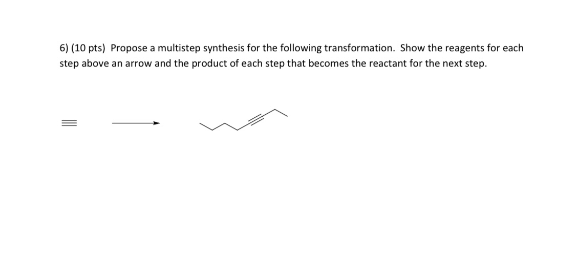 Solved by an EXPERT (10 ﻿pts) ﻿Propose a multistep synthesis for the | Chegg.com