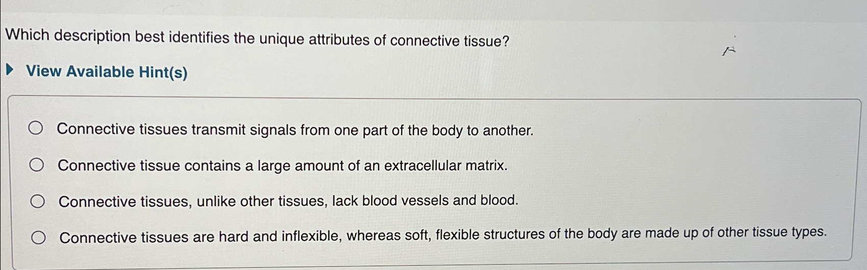 Solved Which description best identifies the unique | Chegg.com