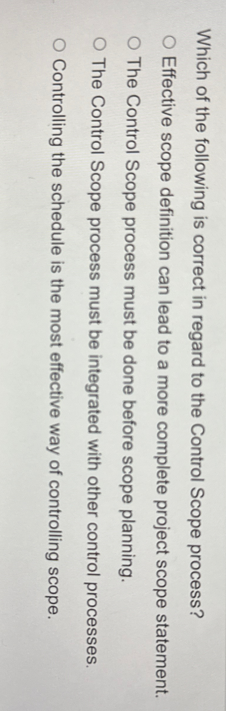 Solved Which of the following is correct in regard to the | Chegg.com