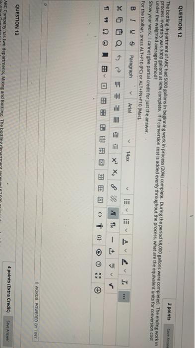 Solved P O WORDS POWERED BY TIN QUESTION 13 4 points (Extra | Chegg.com
