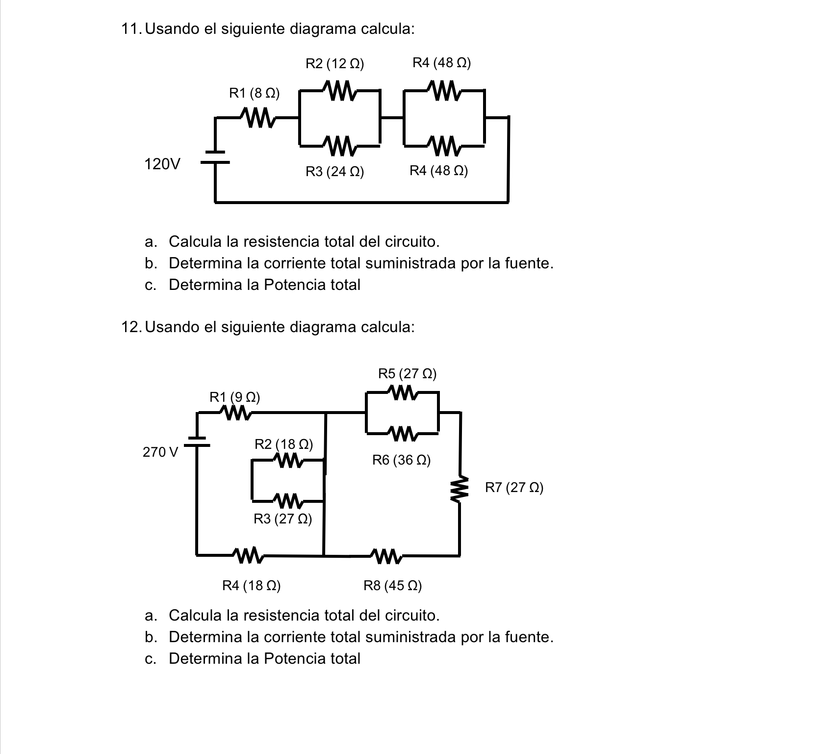 Solved Usando el siguiente diagrama calcula:a. ﻿Calcula la | Chegg.com
